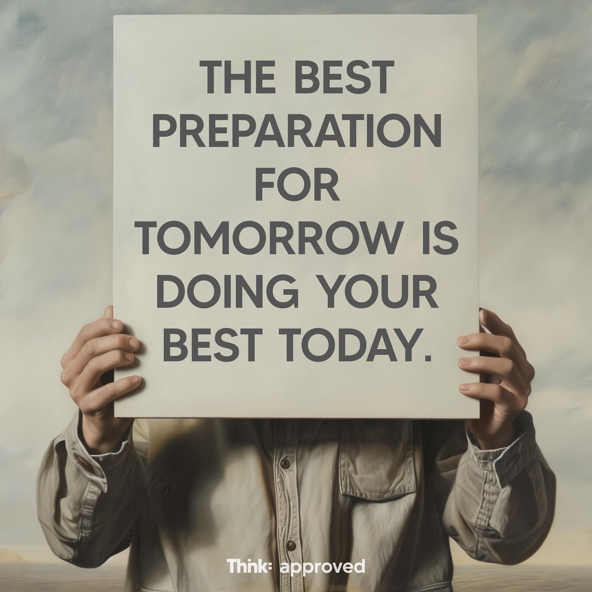 The Best Preparation For Tomorrow Is Doing Your Best Today – Thnk ...