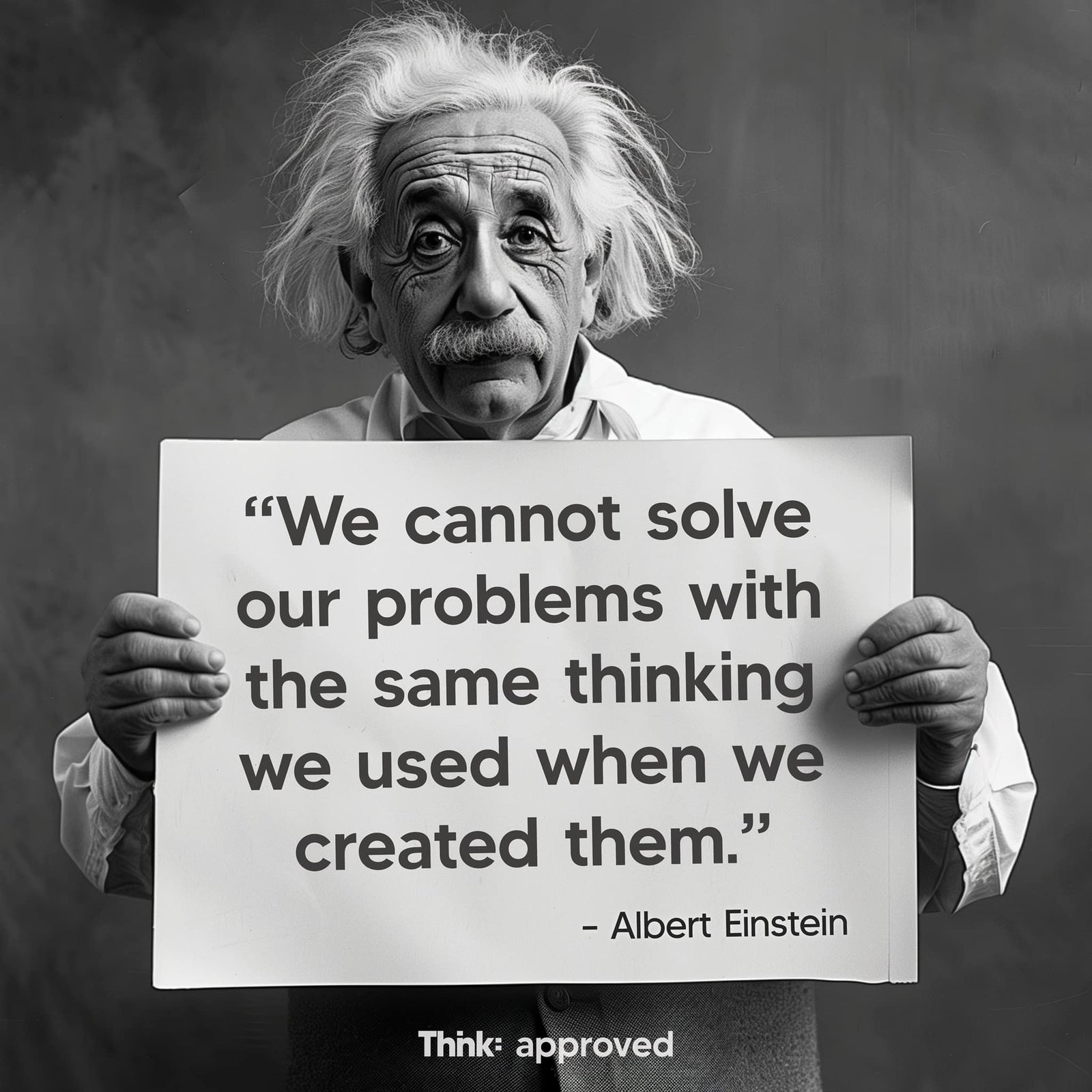We Cannot Solve Our Problems With the Same Thinking We Used When We Cr – Thnk Collective