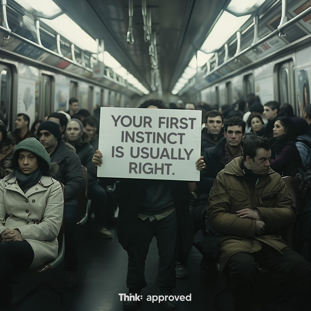 Your First Instinct Is Usually Right – Thnk Collective